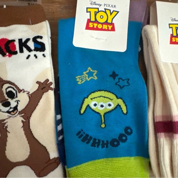 Disney | Accessories | Disney Blue And Green Toy Story Socks | Poshmark